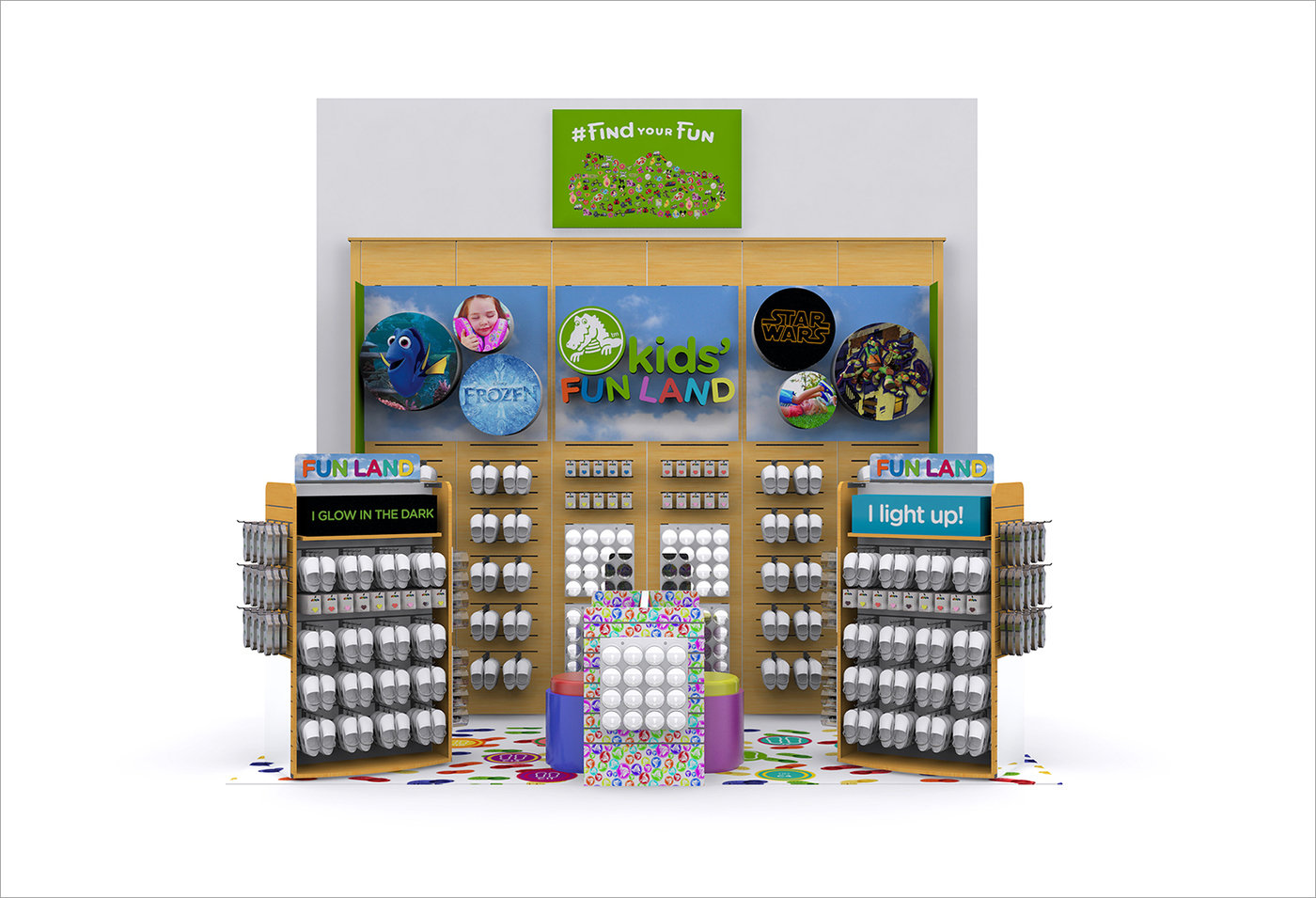kids' store concept design by Jongmin "Jo" Lee at Coroflot.com