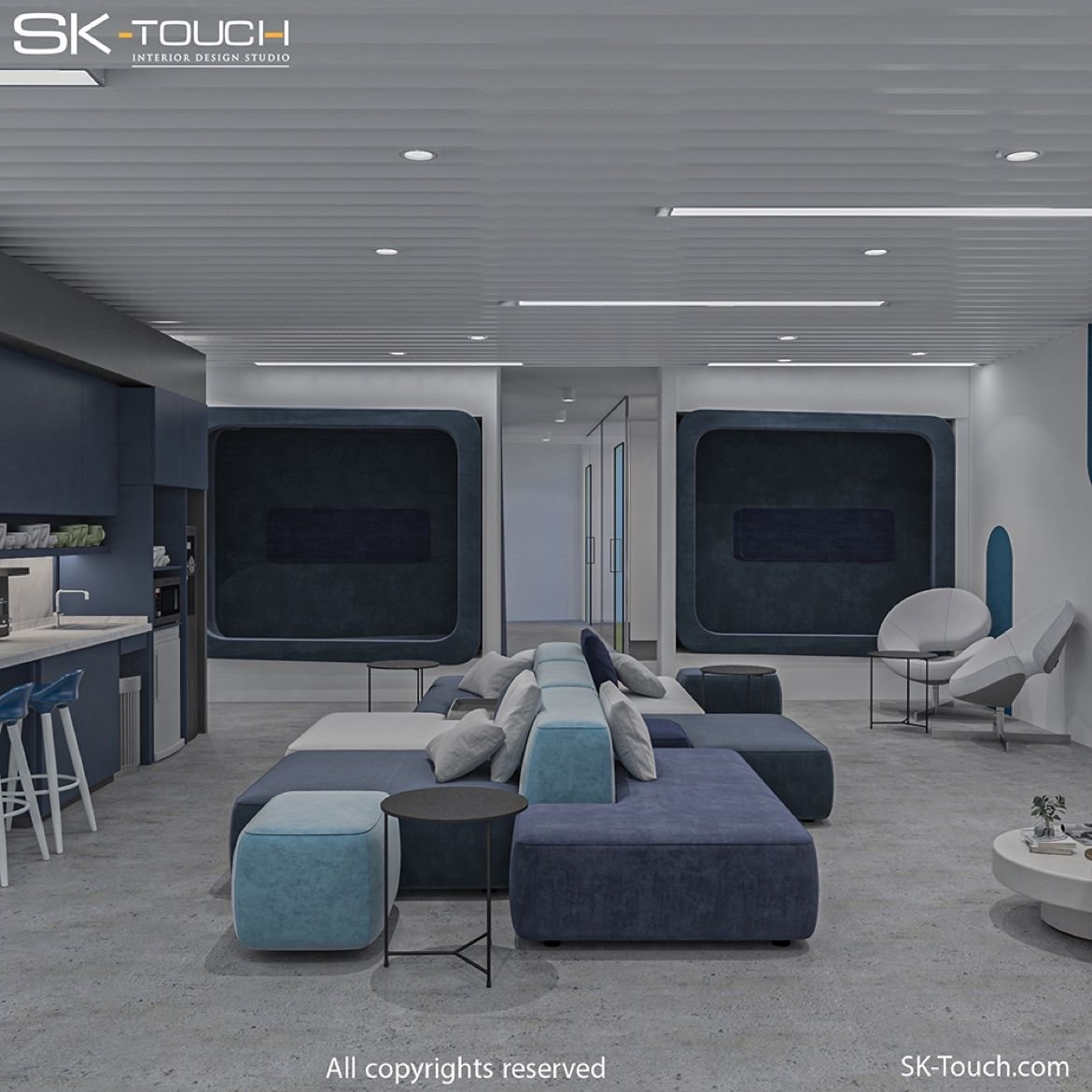 2,000 Sqm Office Interior Design by Sara Khairallah at Coroflot.com