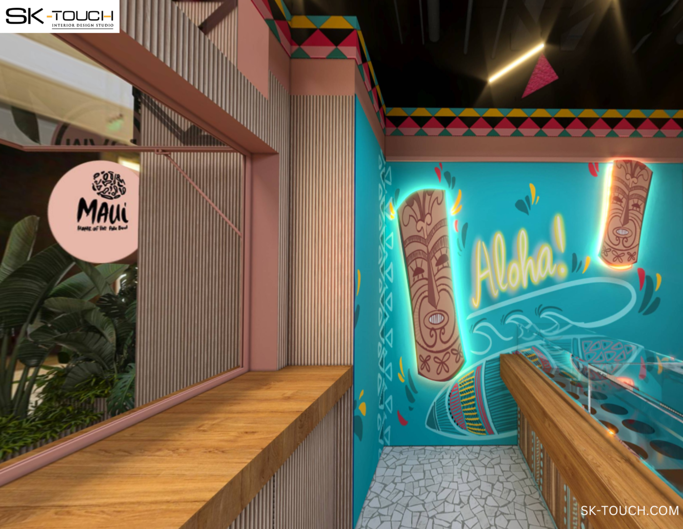 Maui Restaurant Interior Design by Sara Khairallah at Coroflot.com