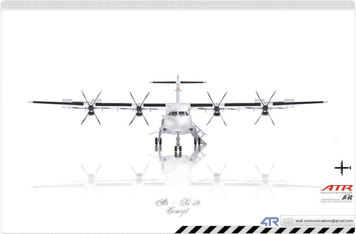 ATR X4 4TR Concept plane by Nebojsa De Luka at Coroflot.com
