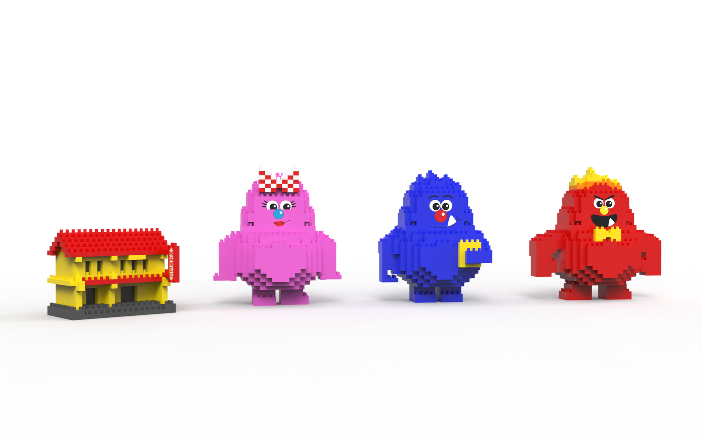 Mamee Monster Nanoblocks by Isaac Poy at Coroflot.com