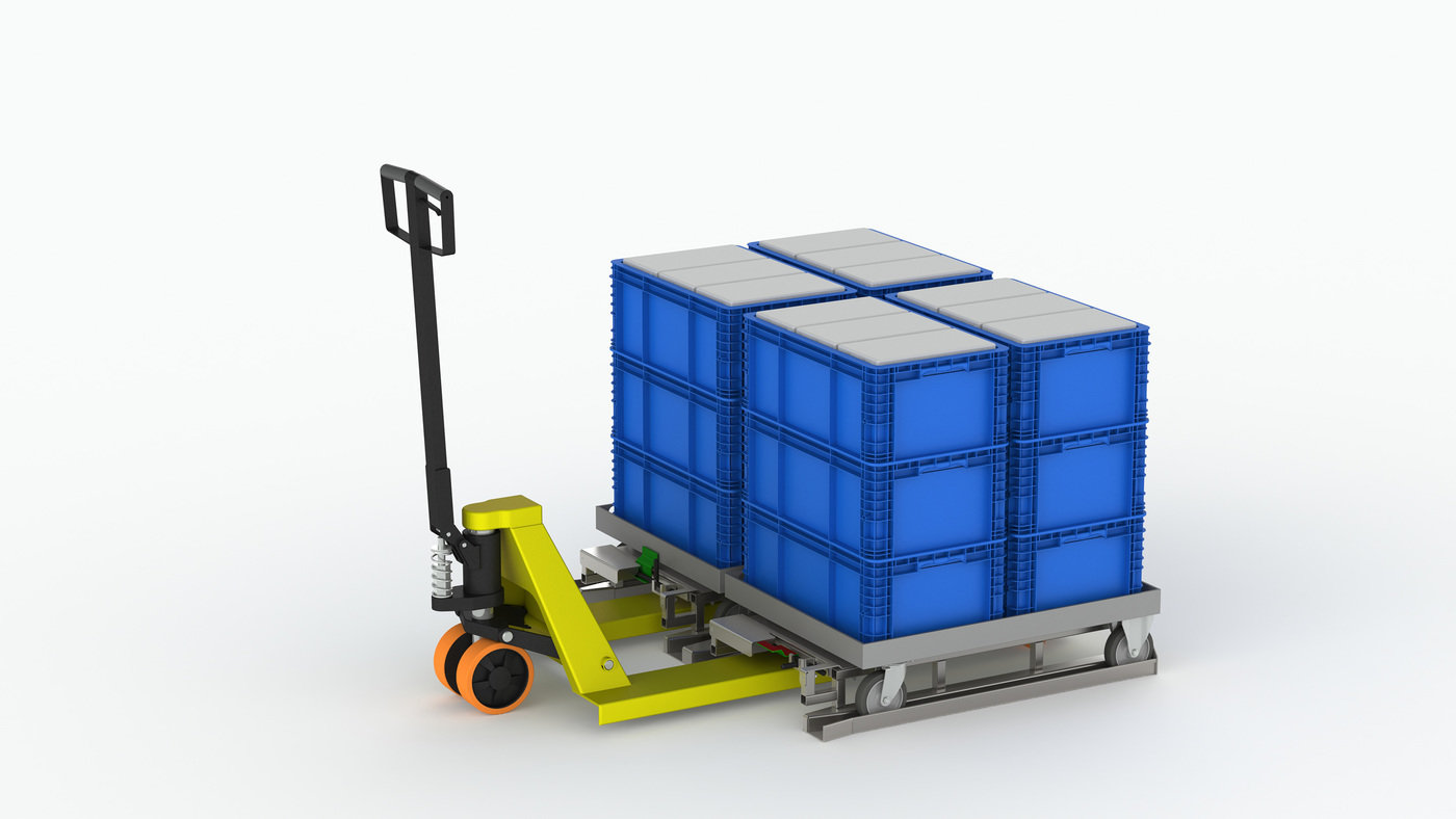 Material handling adapter pallet by Andrew Lawrence at Coroflot.com