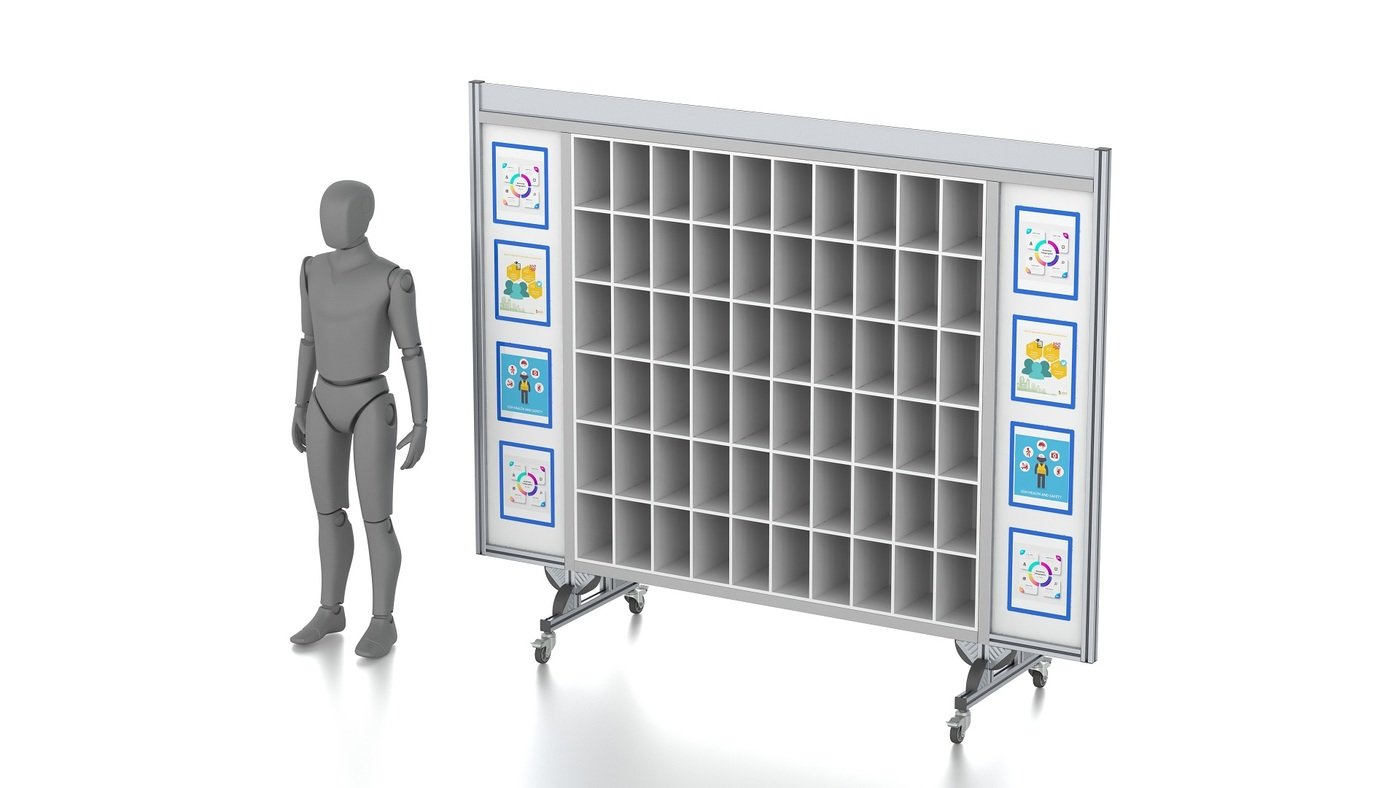 Custom cubby box frame by Andrew Lawrence at Coroflot.com