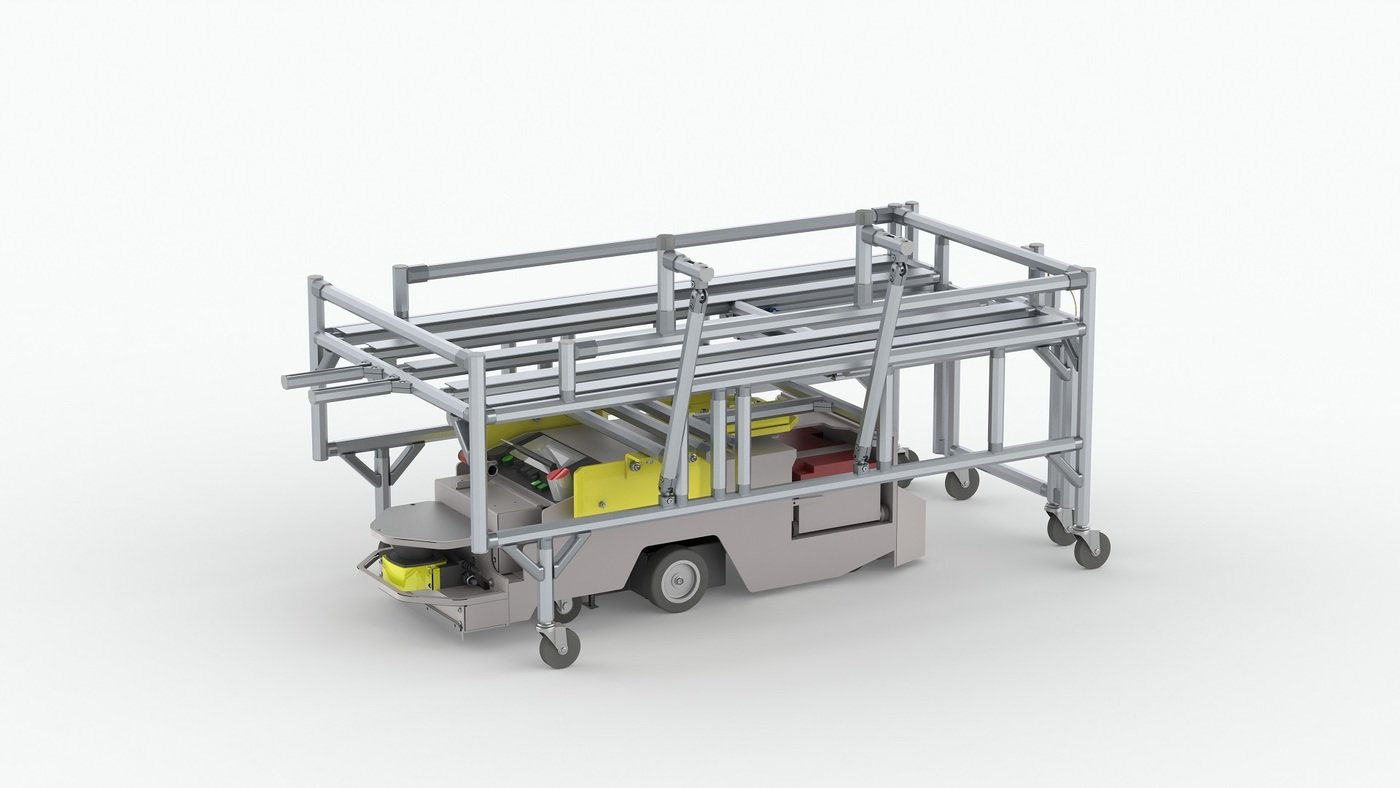 Carrier frame for AGV by Andrew Lawrence at Coroflot.com