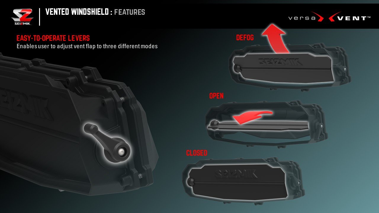 Versa Vent - Vented windshield for UTV and Golfcart by jihoon kim at ...