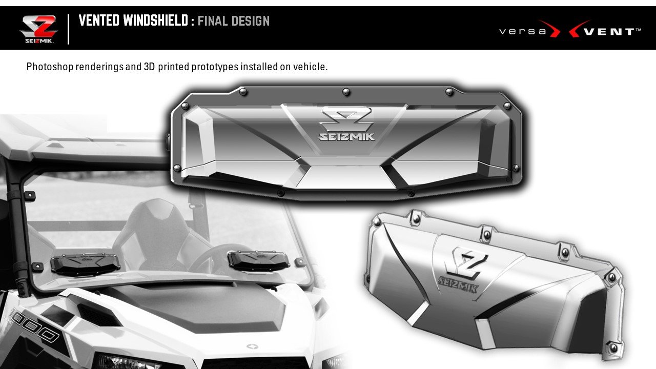 Versa Vent - Vented windshield for UTV and Golfcart by jihoon kim at ...