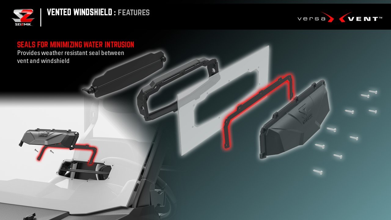 Versa Vent - Vented windshield for UTV and Golfcart by jihoon kim at ...