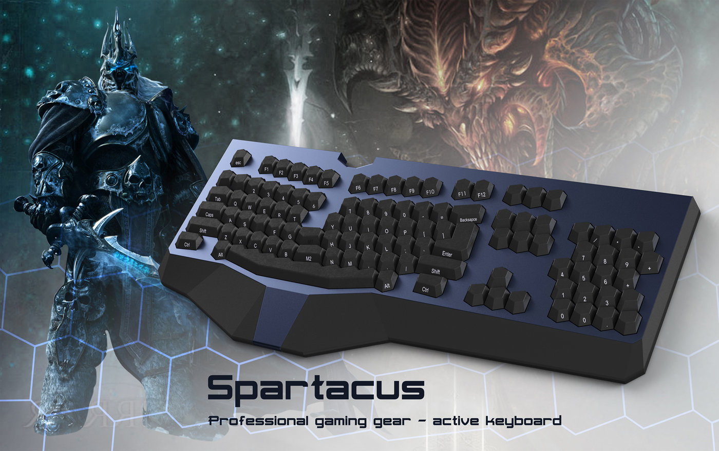 Spartacus - Active keyboard by jihoon kim at Coroflot.com