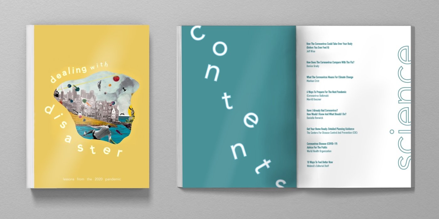 disaster magazine by Sophia Bevacqua at Coroflot.com