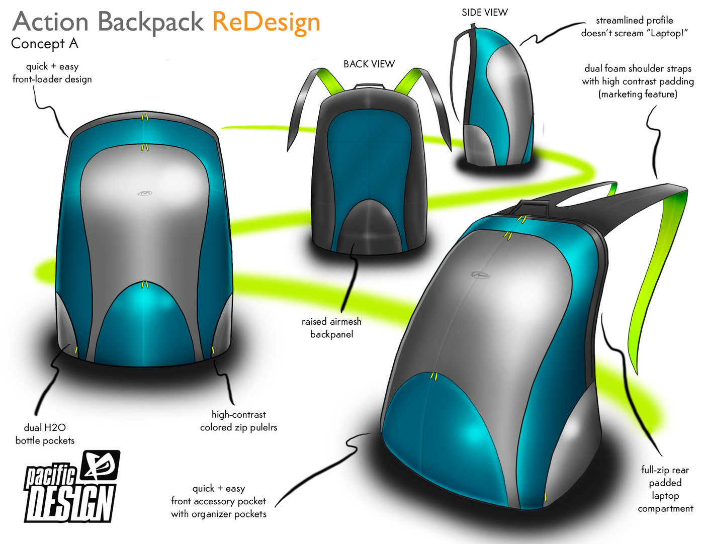 PACIFIC DESIGN - technology bags and packs by Taylor Welden / Creative ...