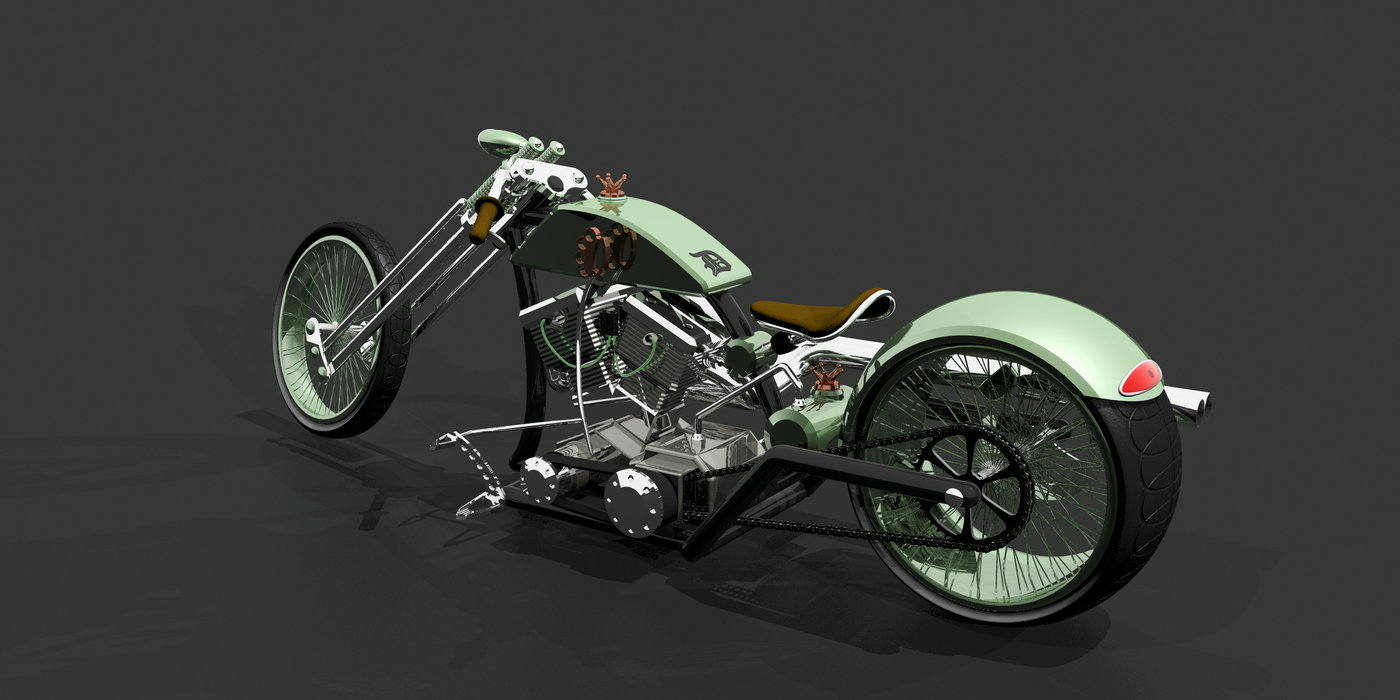 Custom Motorcycles by Derick Foster at Coroflot.com