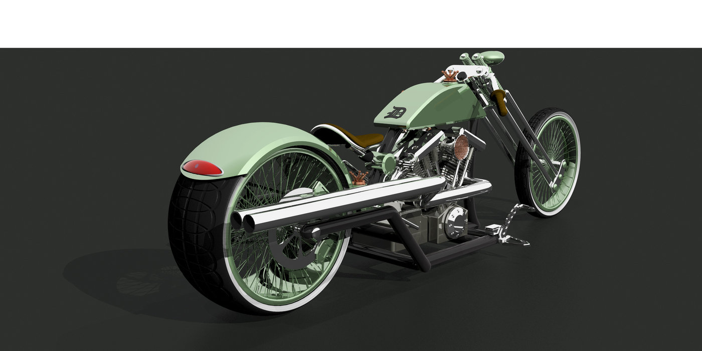 Custom Motorcycles by Derick Foster at Coroflot.com