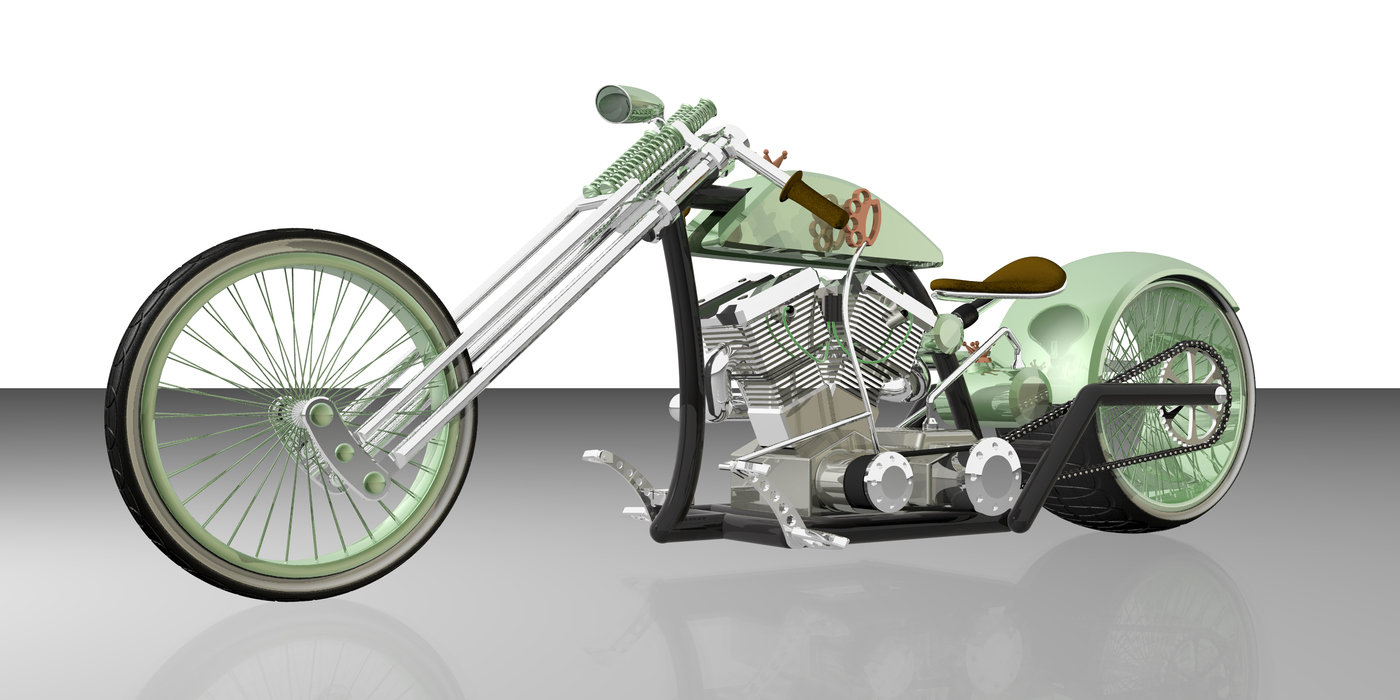 Custom Motorcycles by Derick Foster at Coroflot.com