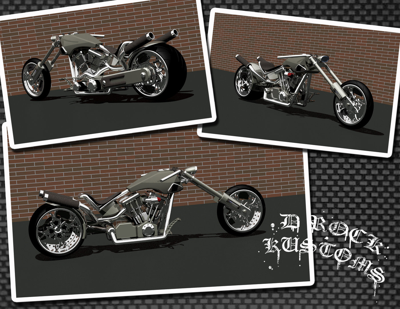Custom Motorcycles by Derick Foster at Coroflot.com