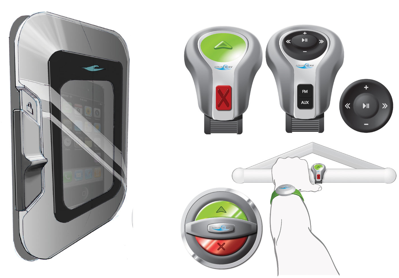 Aquatic AV - Marine Audio Smart-Phone Locker by Allen Wilson at ...