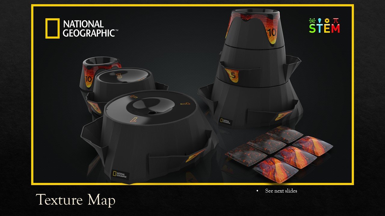 Volcano Bean Bag Toss - Natioal Geographic by Allen Wilson at Coroflot.com