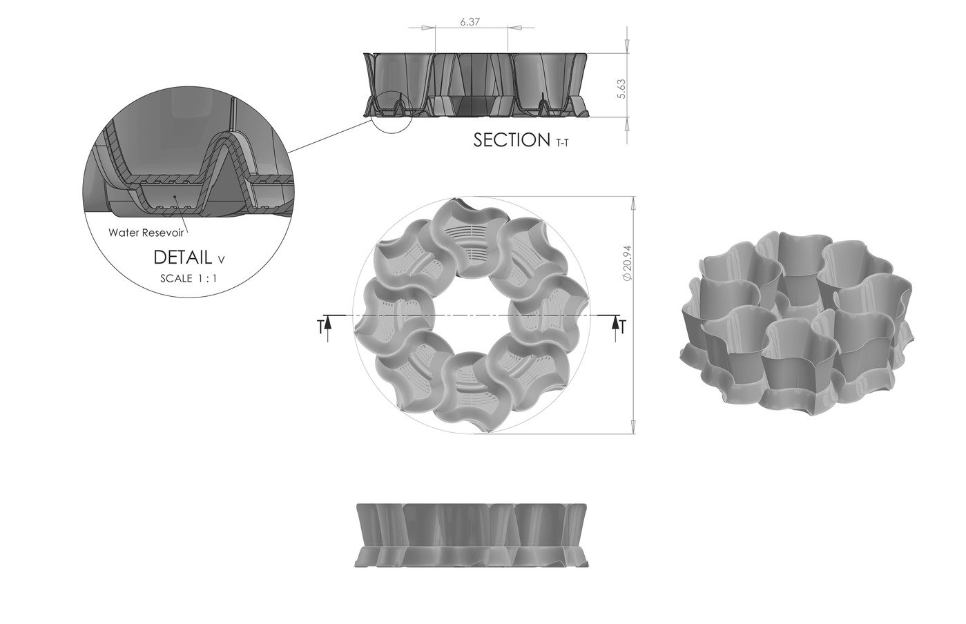 mod pot : modular planting system concepts by Allen Wilson at Coroflot.com