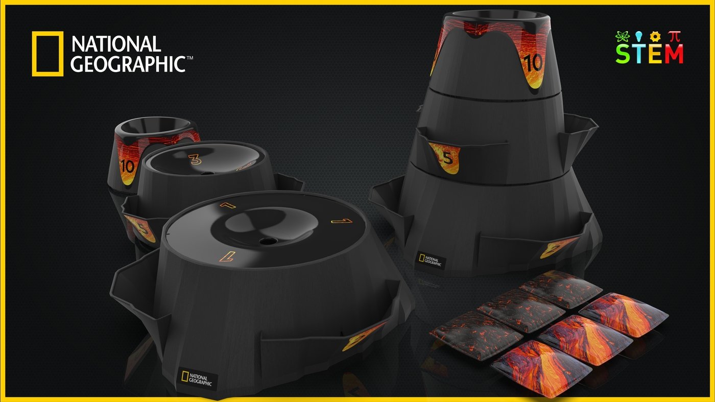 Volcano Bean Bag Toss - Natioal Geographic by Allen Wilson at Coroflot.com