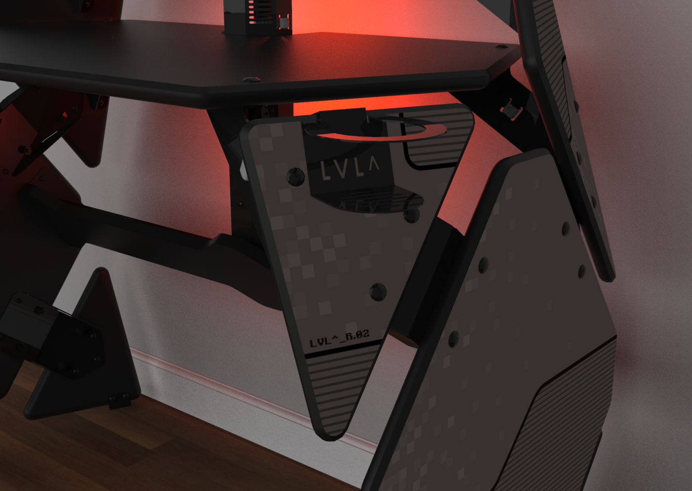 Cache Pod Gaming Desk by Ryan Paxson at Coroflot.com