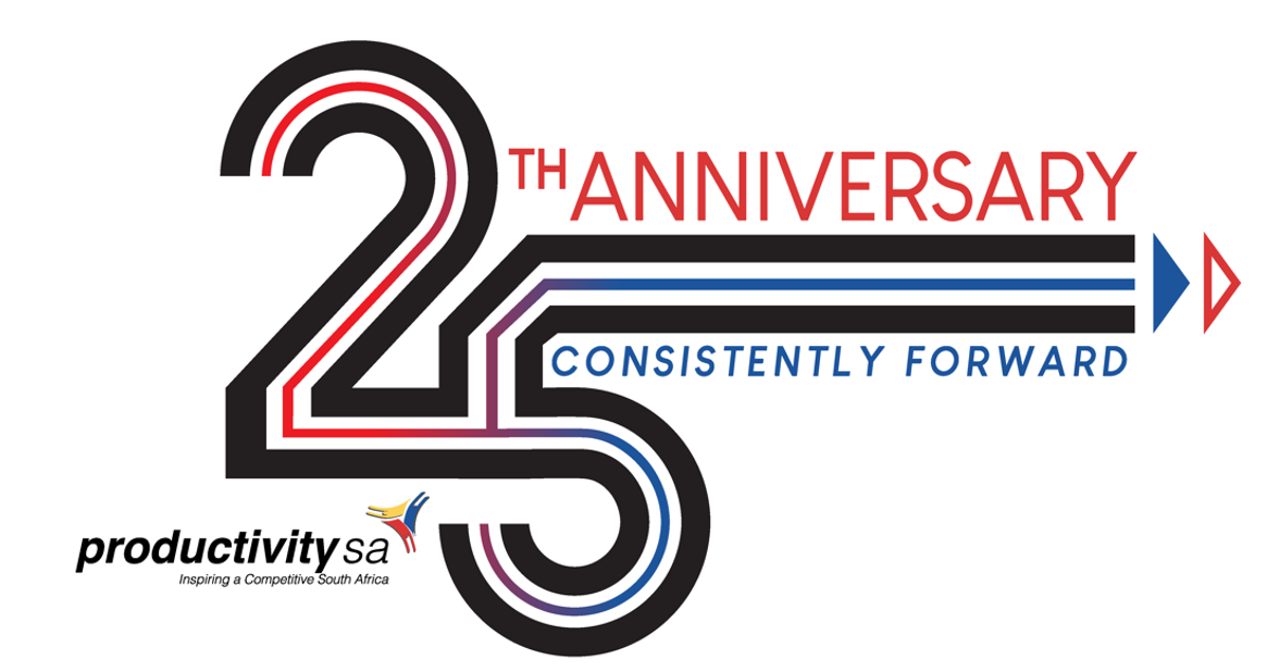 ProductivitySA 25th Anniversary campaign visual elements by Debbie Marx ...