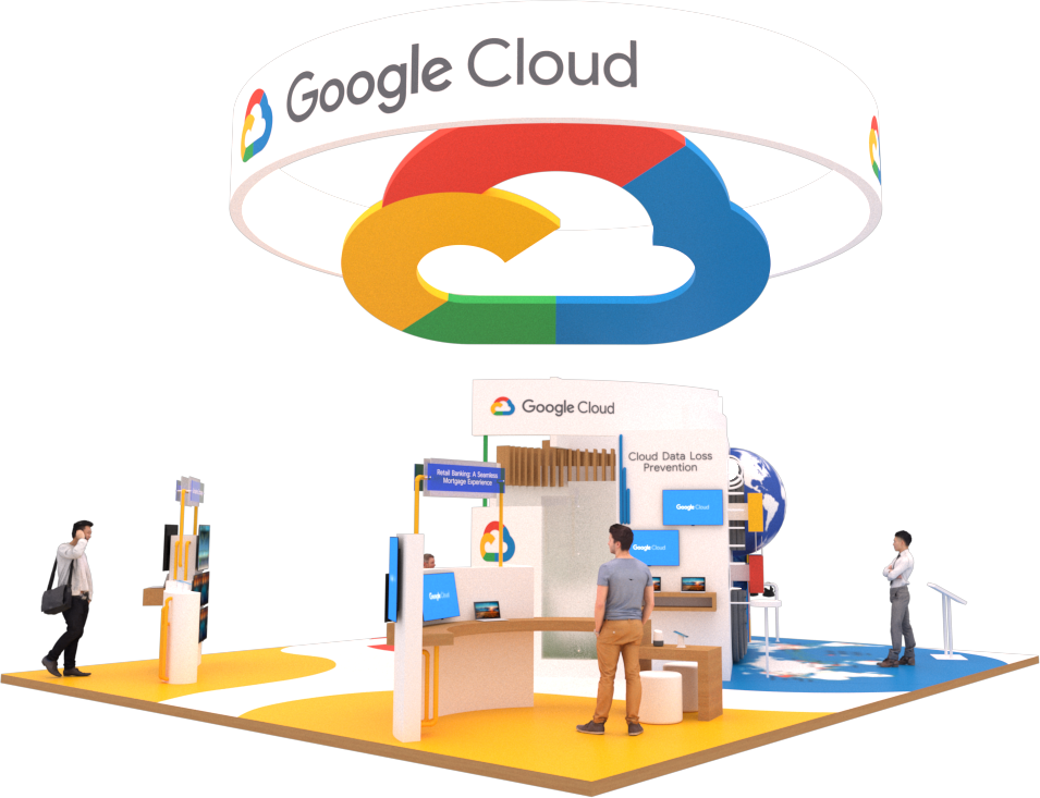 Google Cloud Booth @ Fintech 2018 by Caesar Raymund Chiu at Coroflot.com