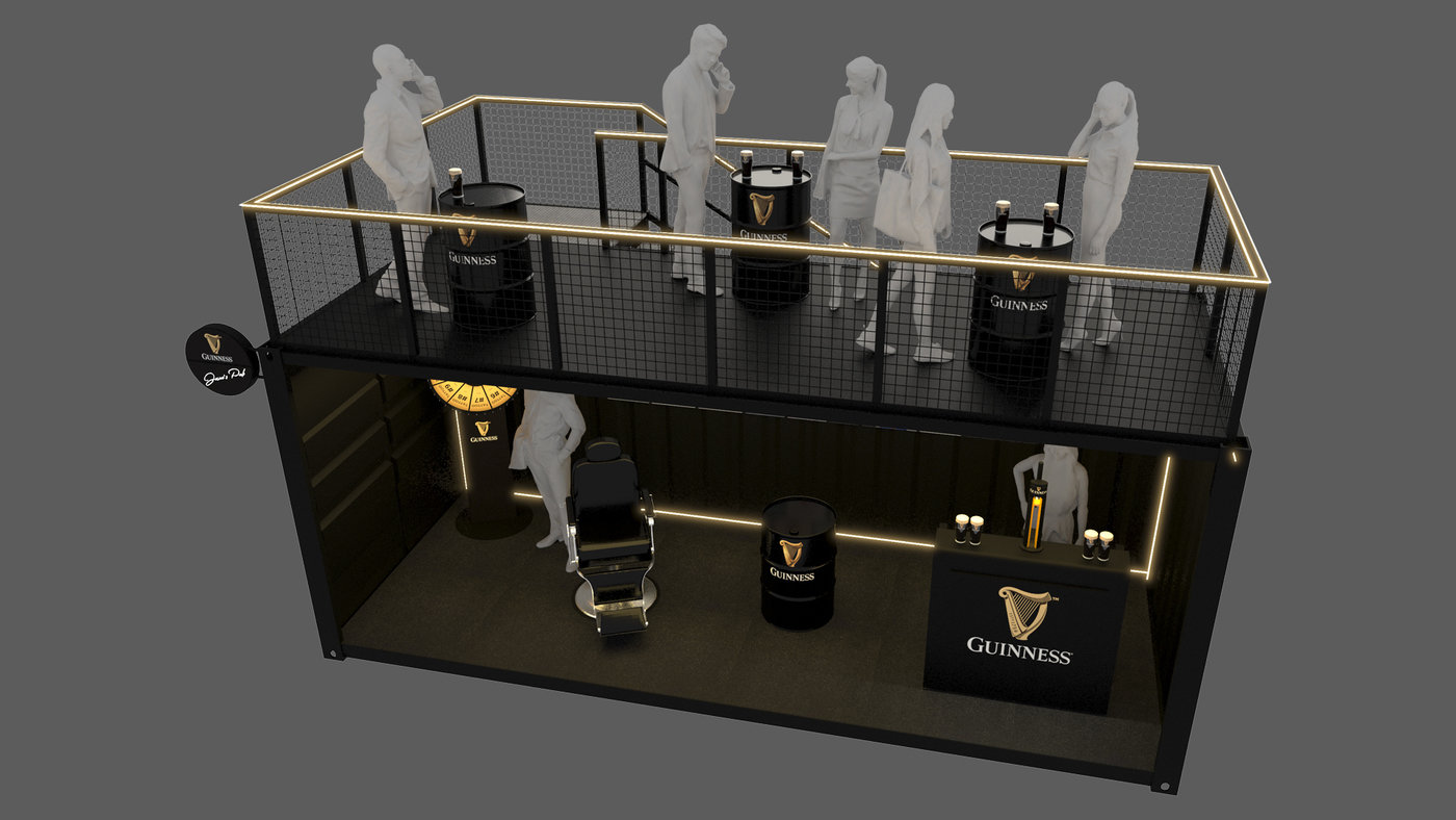 Guinness Table Top Glorifier & Pop Up Pub Activation (proposal) by ...