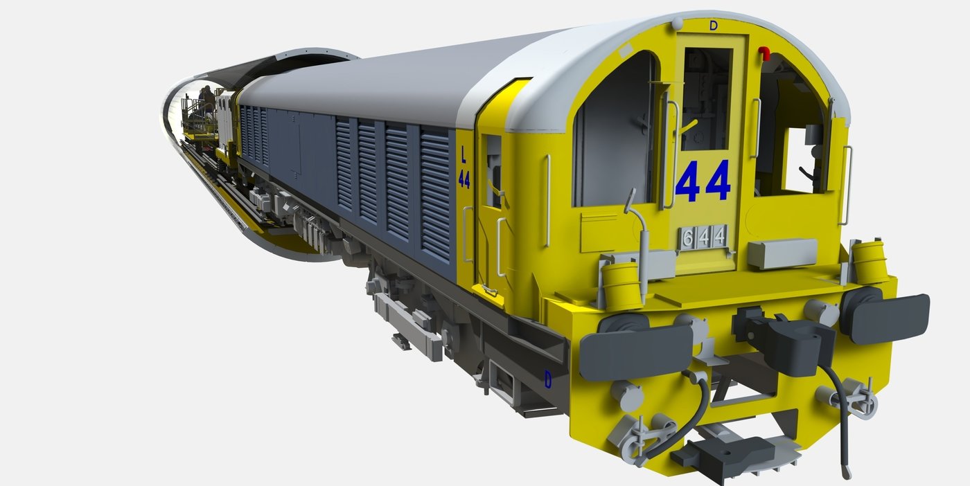 3D Model: BSBS Battery Loco by Paul Alexander Brown at Coroflot.com