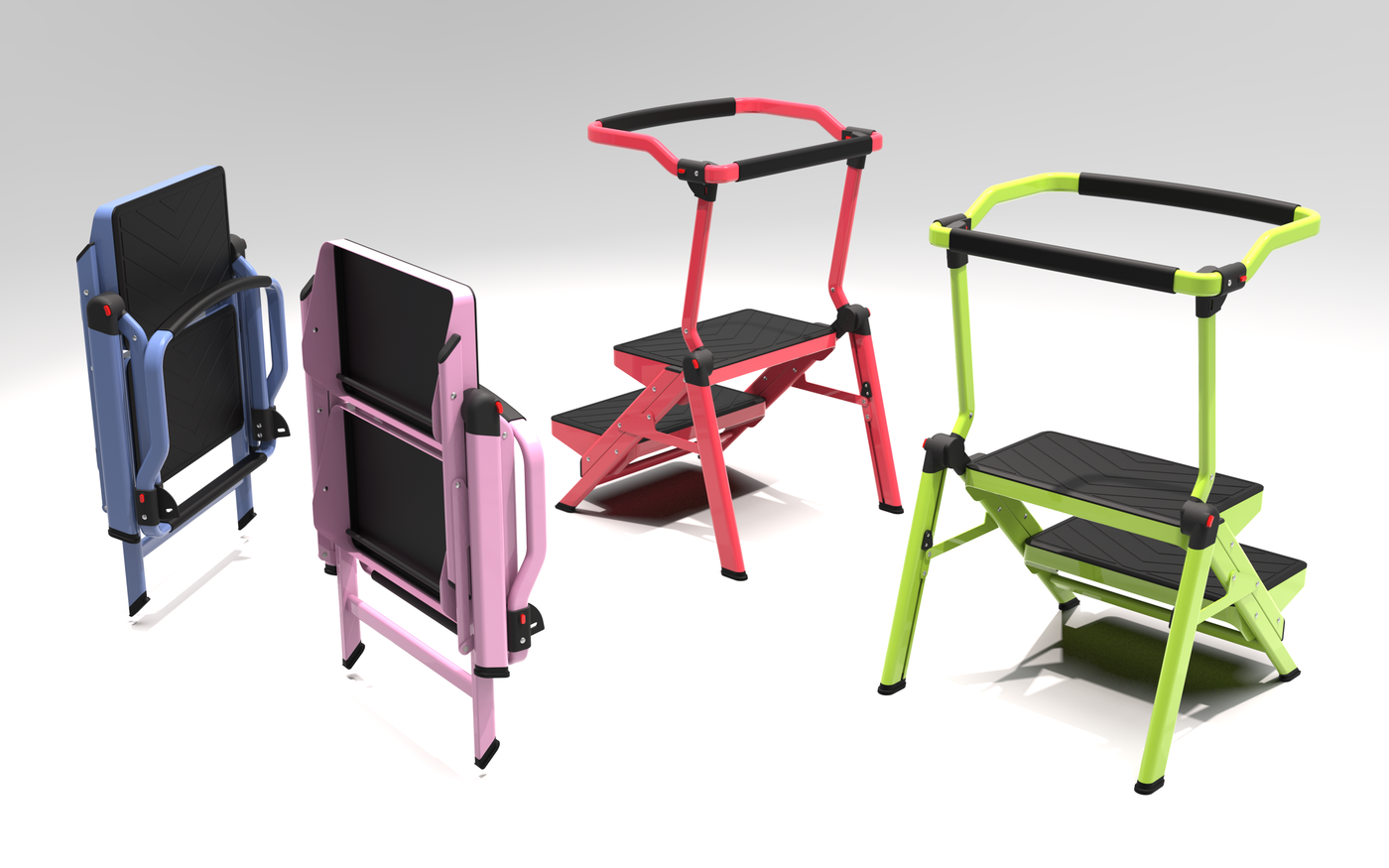 Folding Two-Step Safety Ladder by Luther V Diaz Yap at Coroflot.com