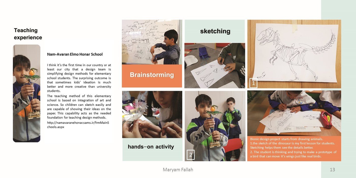 learning experience design by Maryam Fallah at Coroflot.com