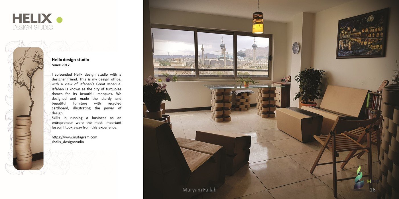 Office interior design by Maryam Fallah at Coroflot.com