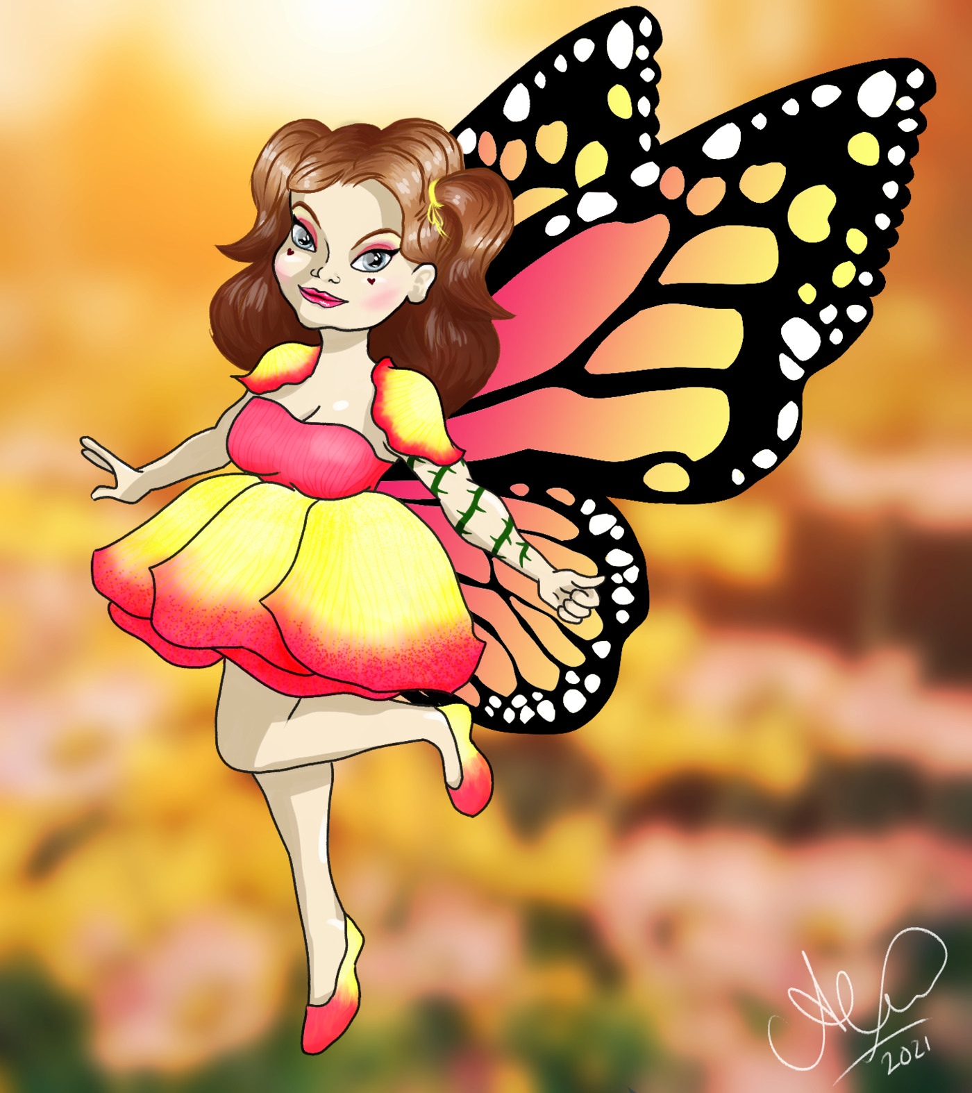 2D Fairy Character by Allie Tiessen at Coroflot.com