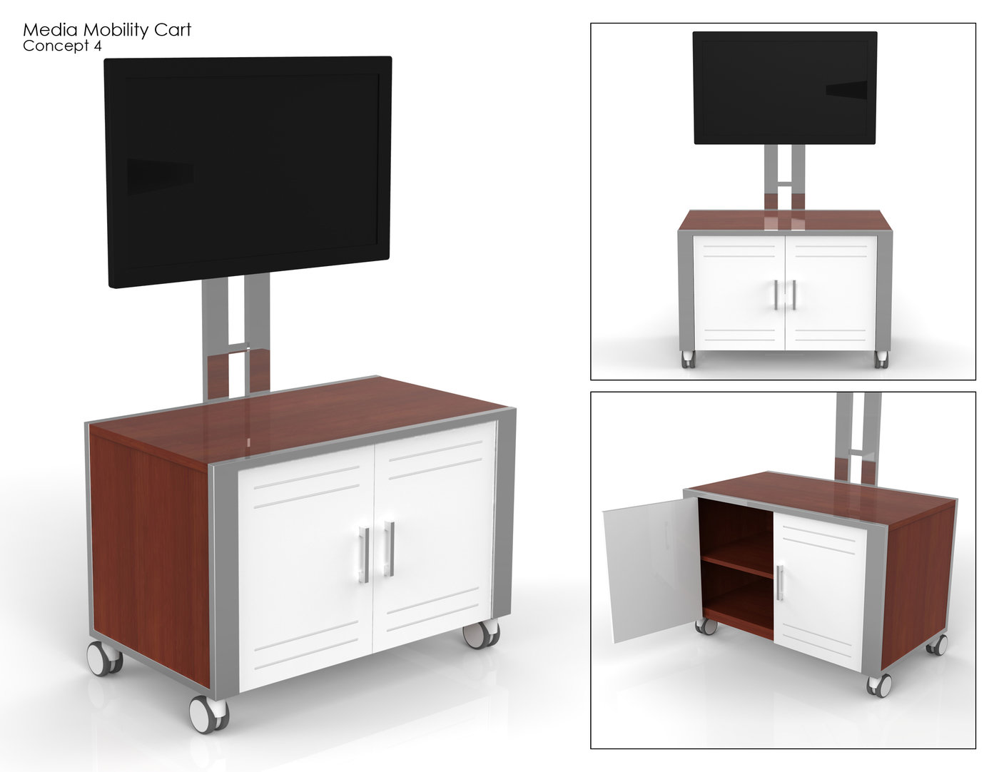 Media Mobility Carts by Steven Krause at Coroflot.com
