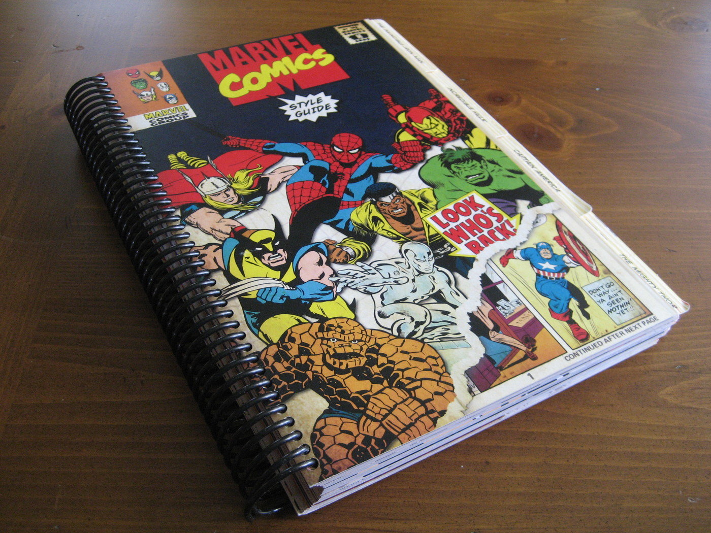 Marvel Comics Style Guide - Marvel by Julie Santomero at Coroflot.com