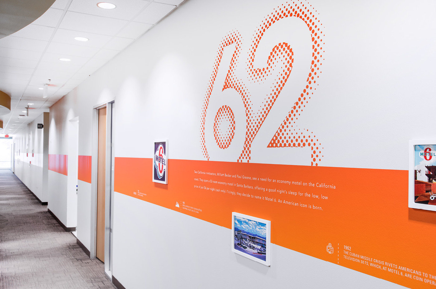 Motel 6 Timeline by Garrett Owen at Coroflot.com