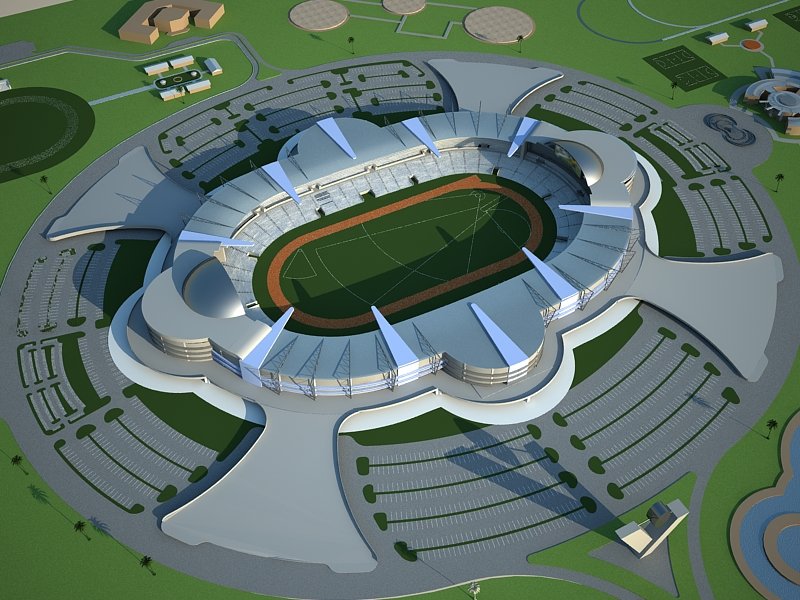 Thesis Project (Athletic stadium) by Tehseena Ikram at Coroflot.com