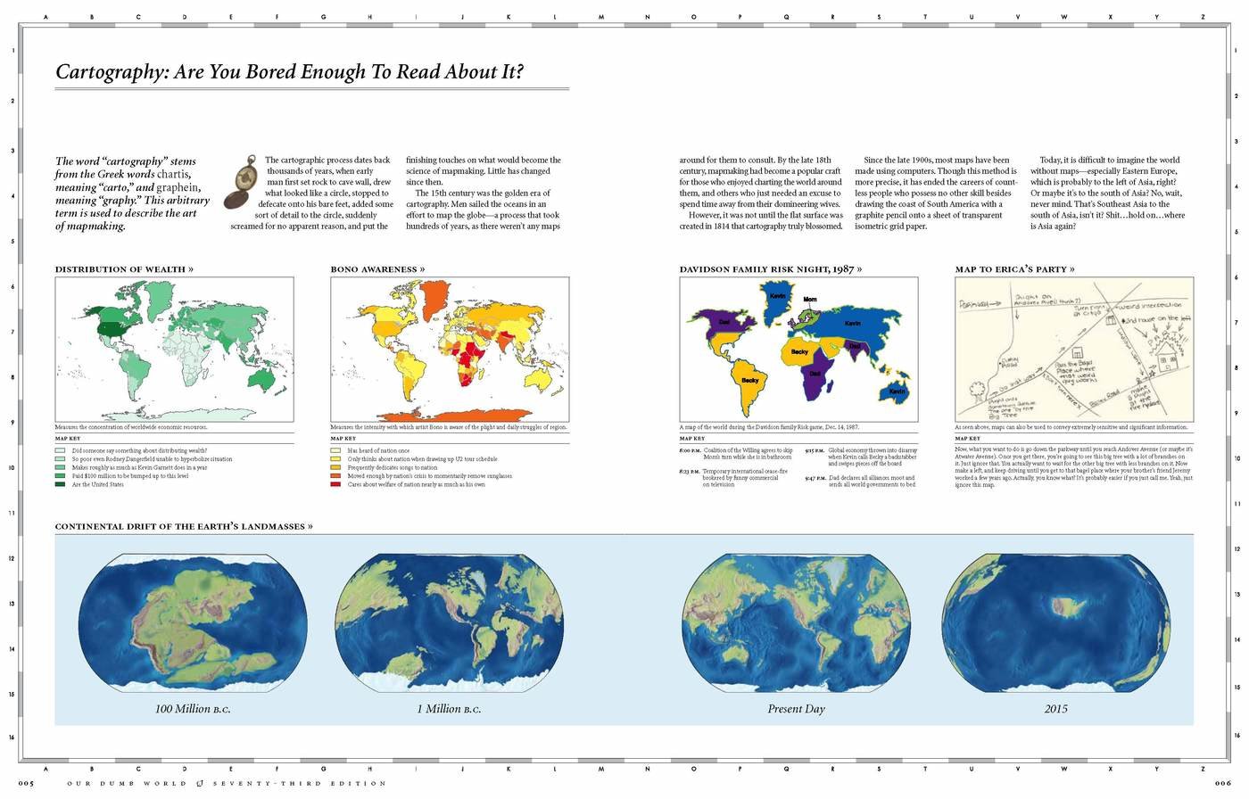 The Onion, Our Dumb World by Gina Marie Nastasi at Coroflot.com