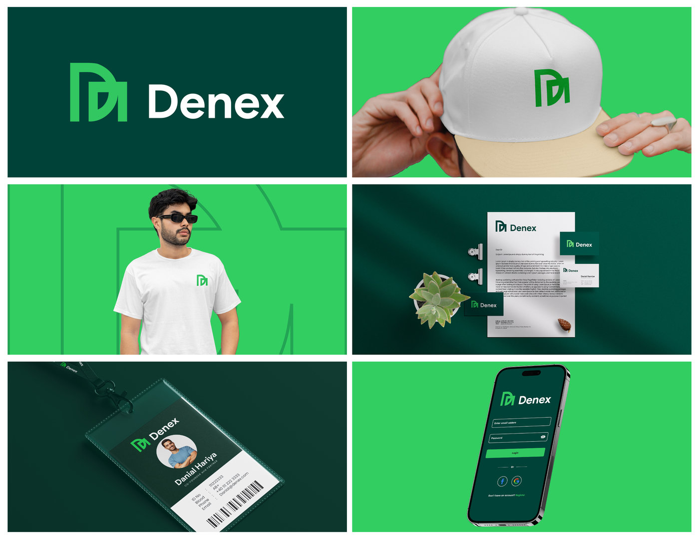 Denex - Brand Identity | Logo Design by Imon Ahamed at Coroflot.com