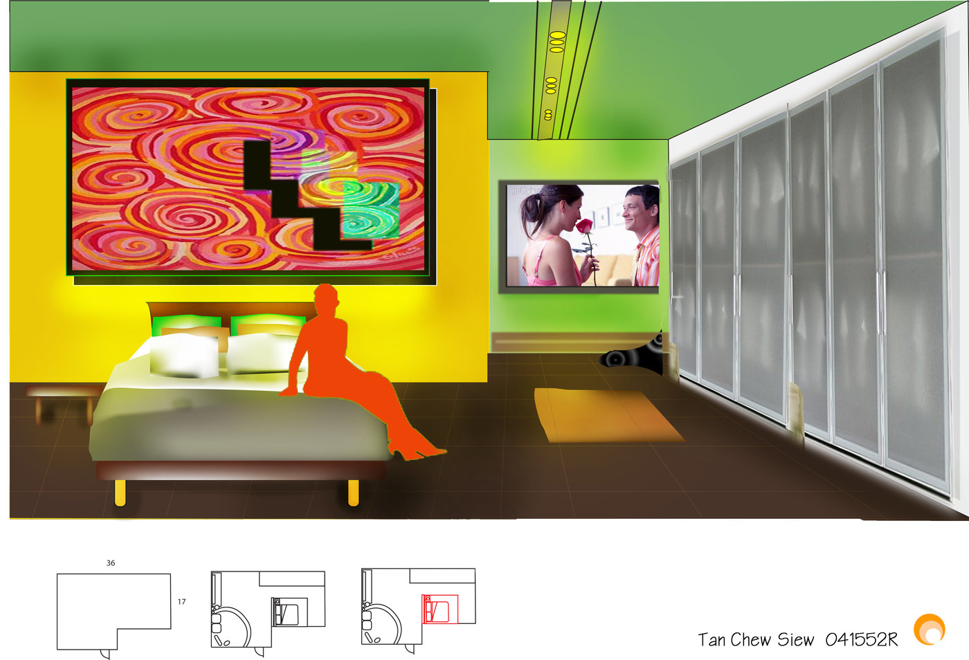 Interior Design Space Layout By Rebecca Geraldine Tan At Coroflot