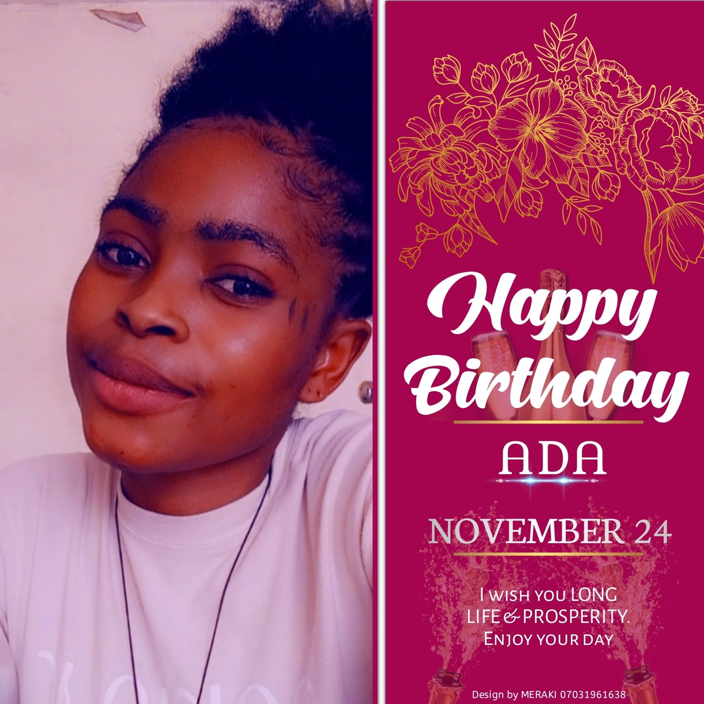 Birthday Flyer Design For ADA By Amarachi Christopher At Coroflot Birthday Flyer Design For ADA By Amarachi Christopher At Coroflot