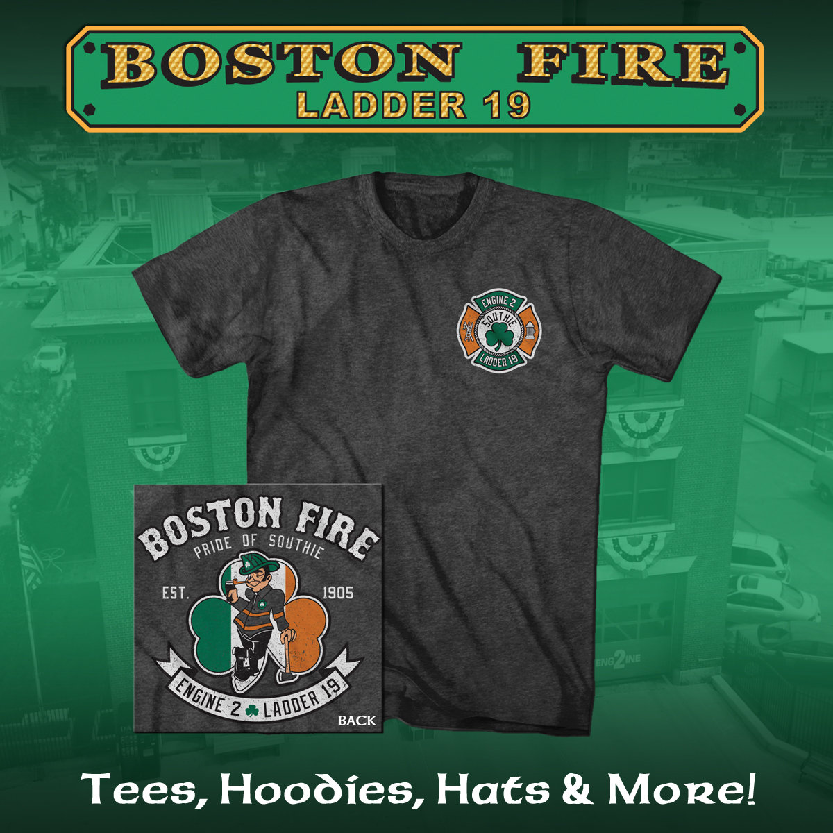 Boston Fire Ladder 19 Apparel Design by Bryon Patten at Coroflot.com