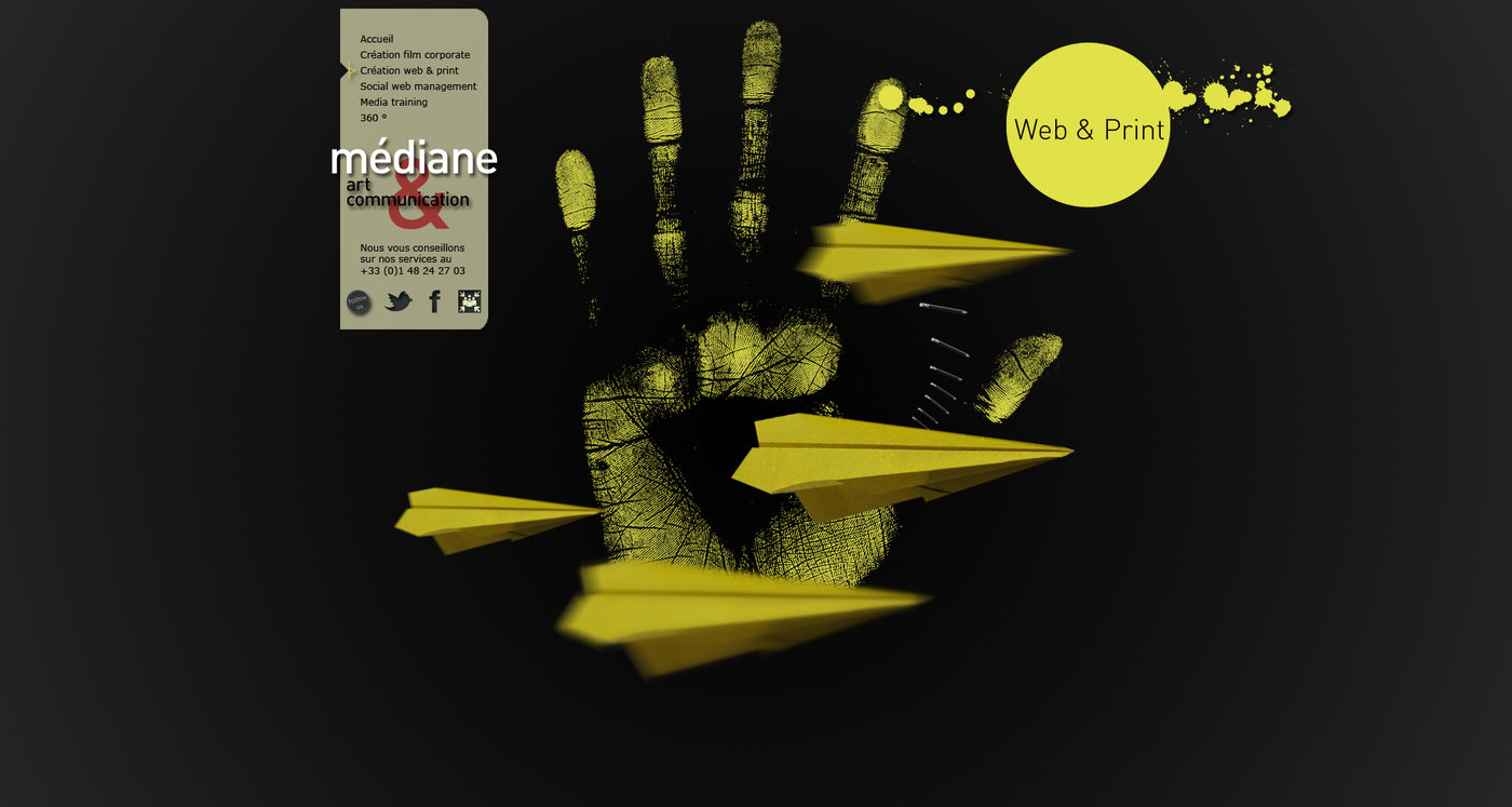 Mediane art & communication Paris Jacob Haffner webdesign by jacob ...