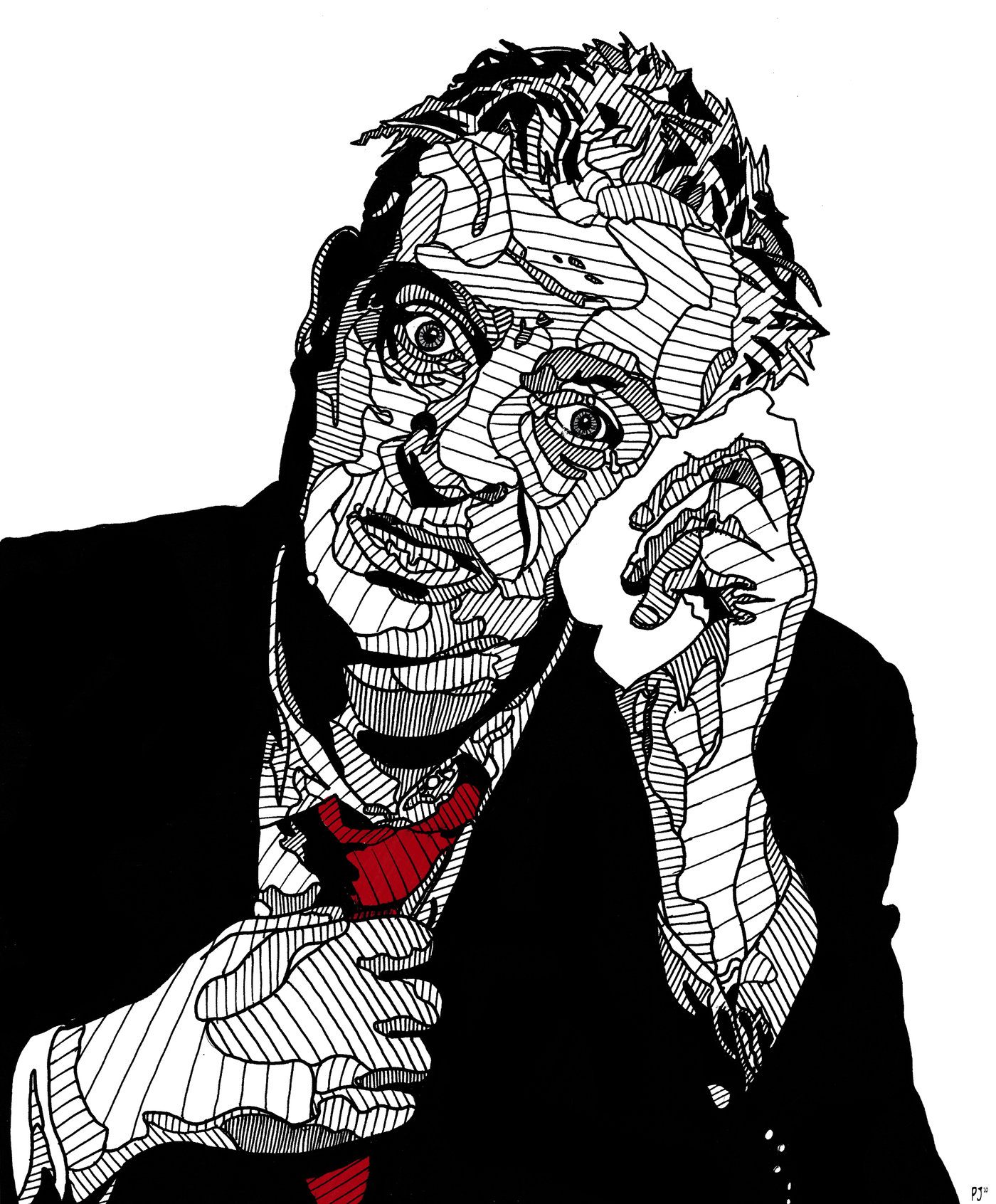 Line Portraits by PJ Loomis at Coroflot.com