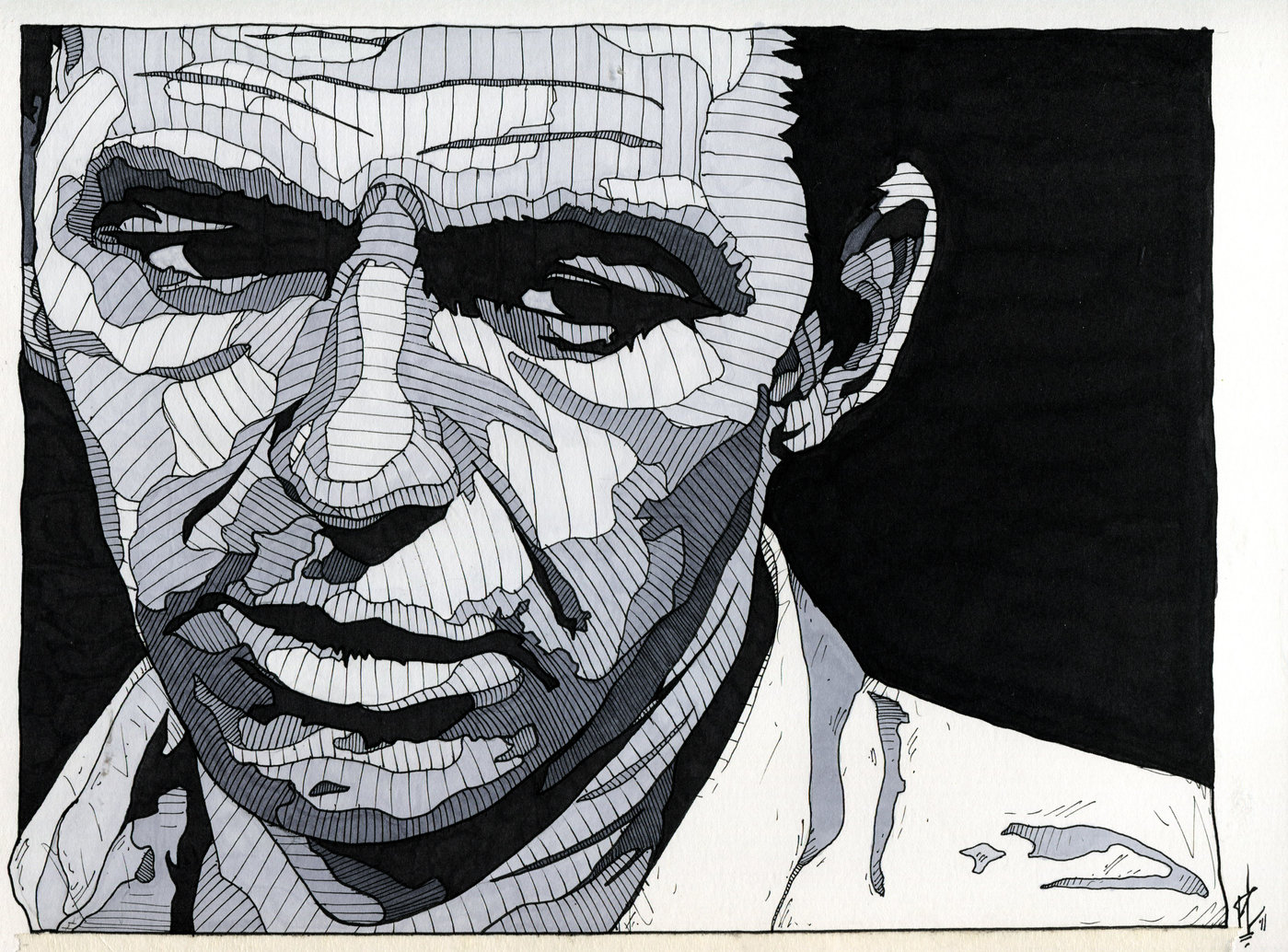 Line Portraits by PJ Loomis at Coroflot.com