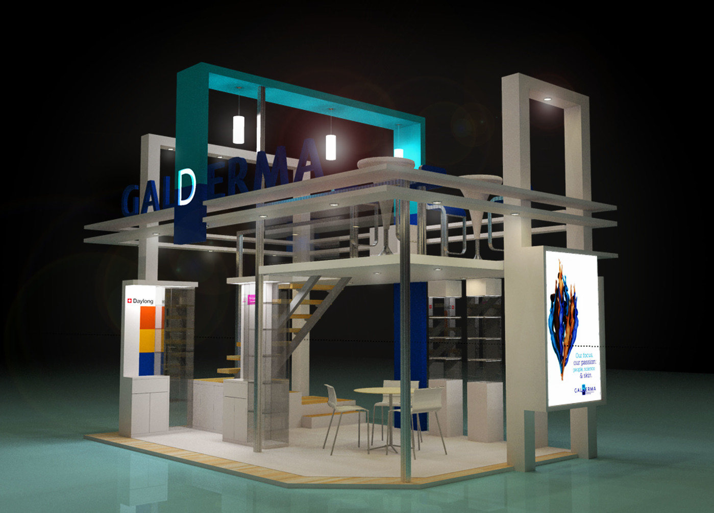 Exhibition booth designs by Hun Chung LEE at Coroflot.com