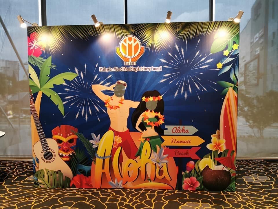 MWMJC - Aloha Night Backdrop by LOYAI NAZRUL at Coroflot.com