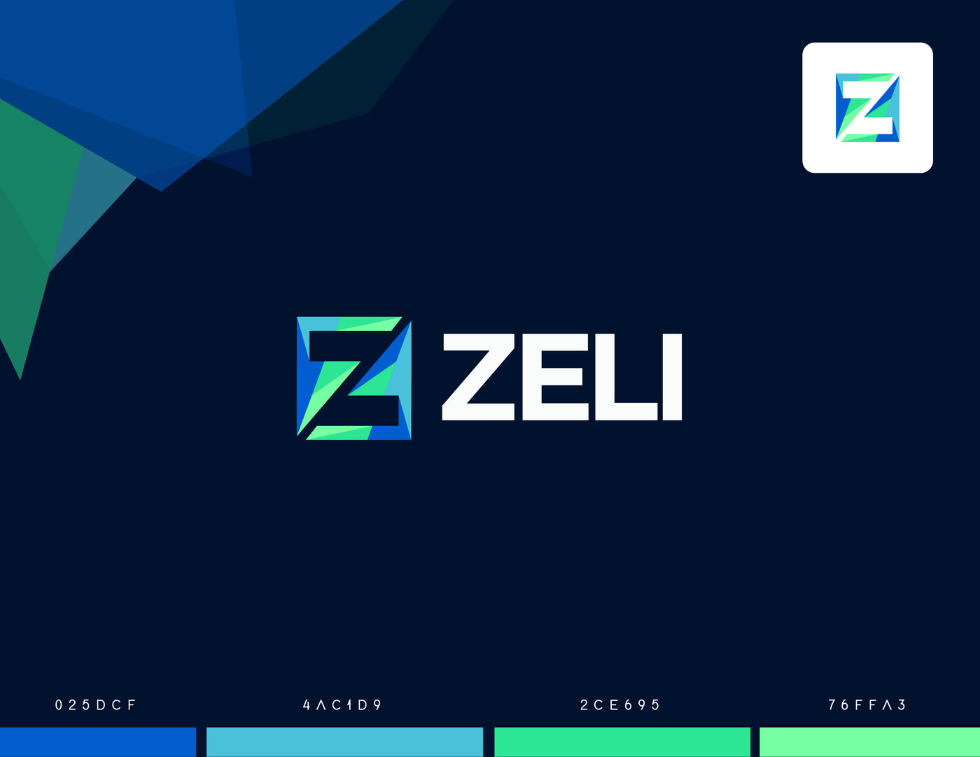 Z Logo | Zeli Logo design | logo presentation by Ali Haider at Coroflot.com