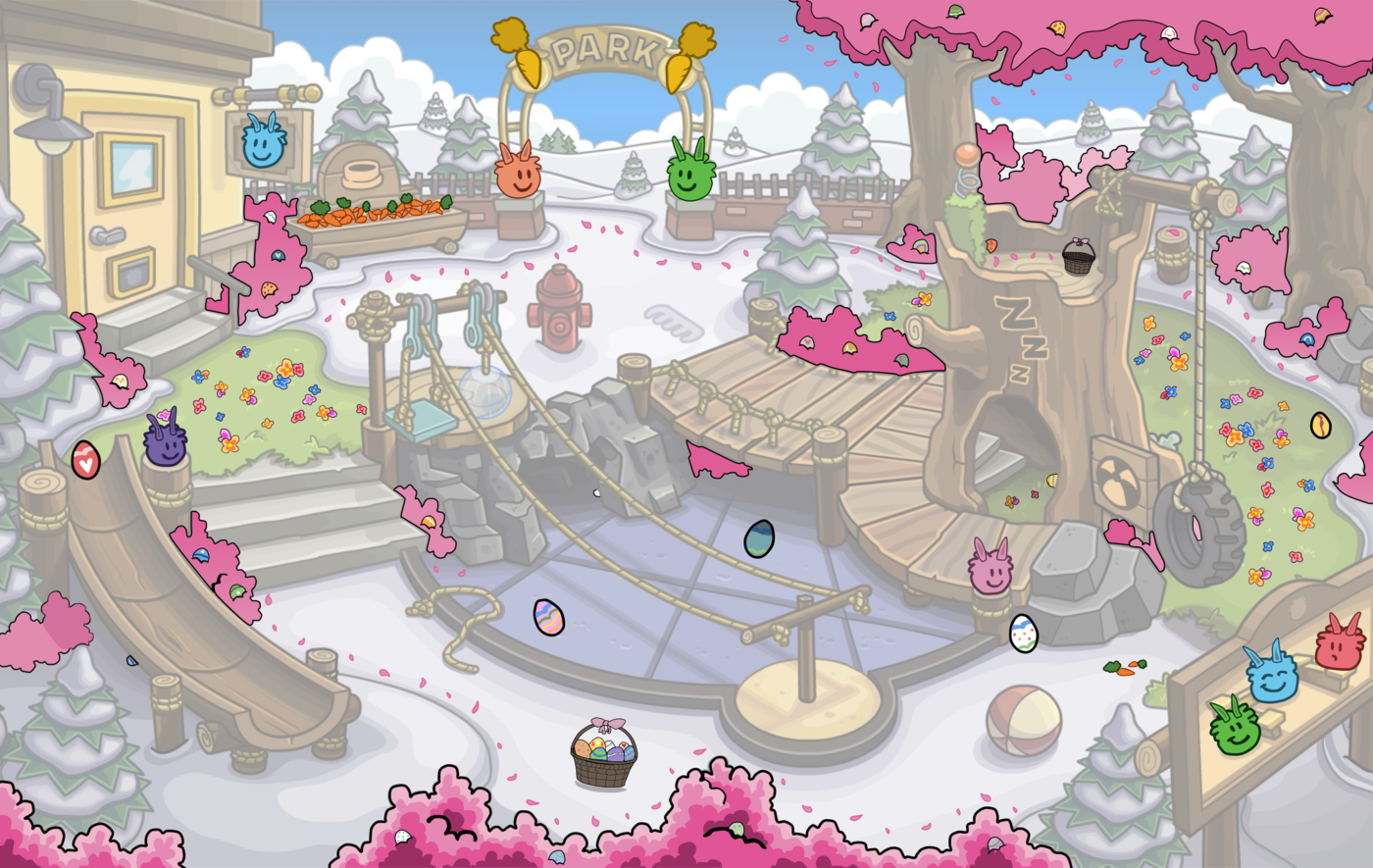 puffle park concept - easter by - ventea - at Coroflot.com