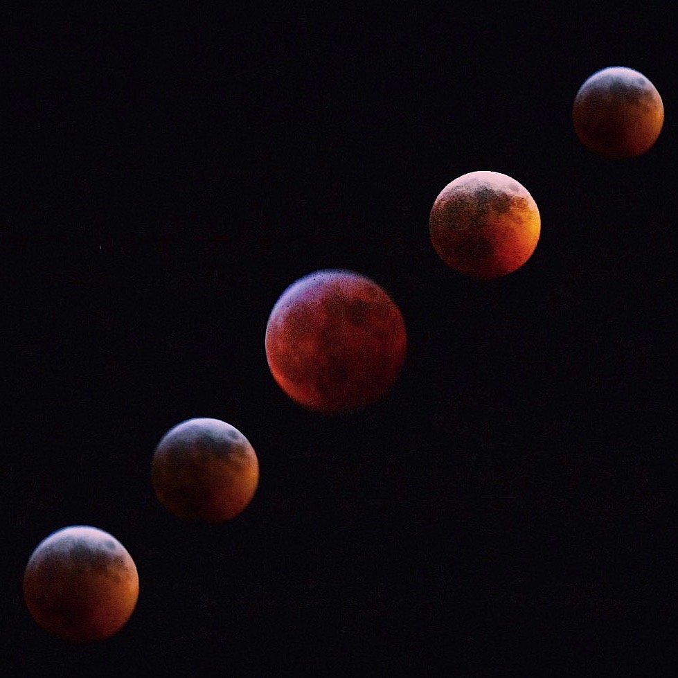 Blood Moon Eclipse January 2019 by Holly Uses at Coroflot.com
