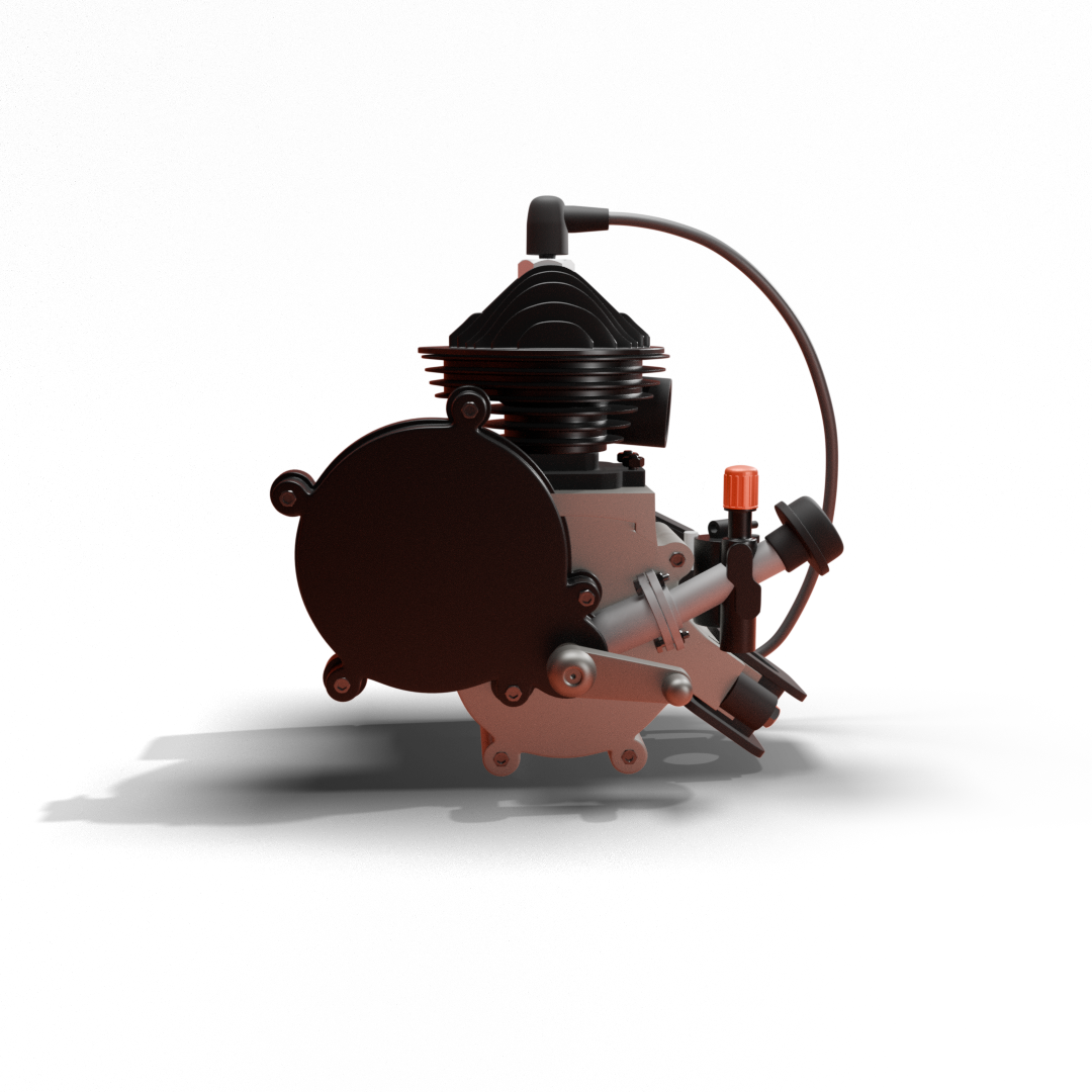 3D Motorcycle Engine Render – Blender Artwork by Adeel Afzal at ...