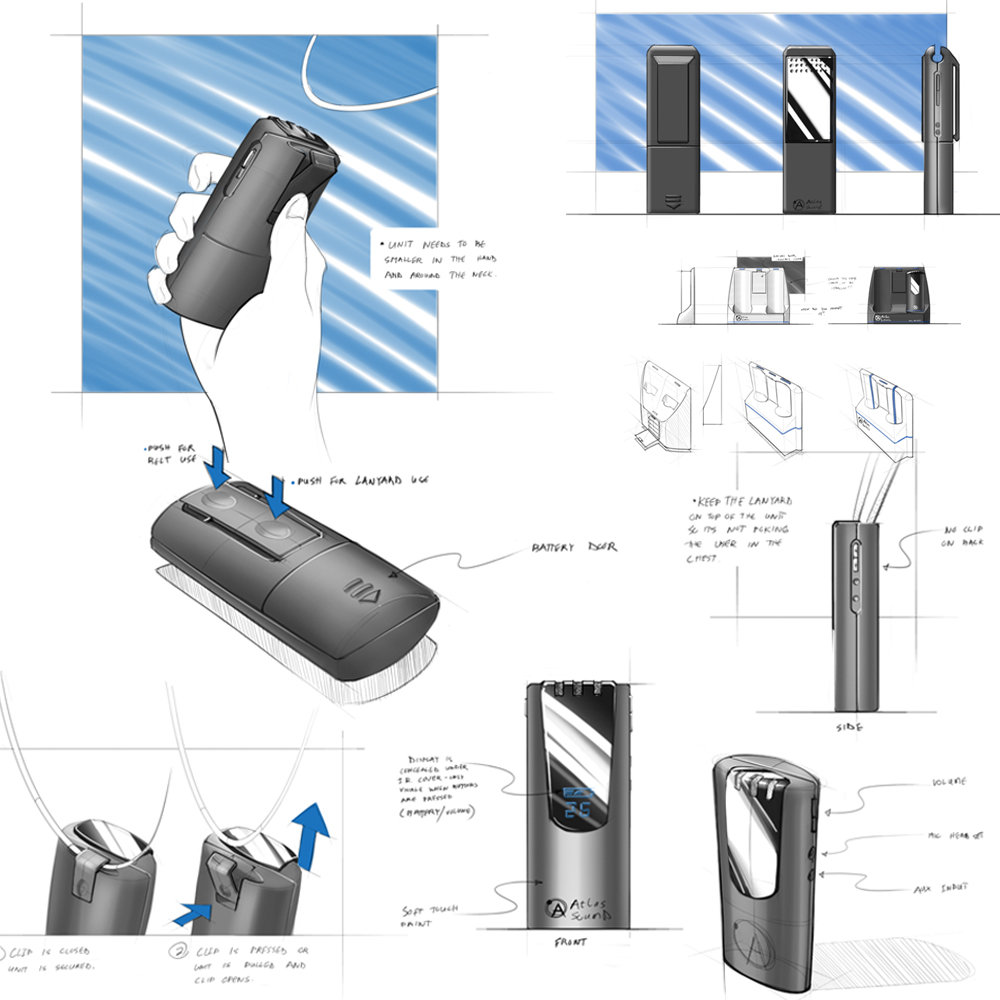 Atlas Learn IR Classroom Microphone System by Kevin Sykes at Coroflot.com